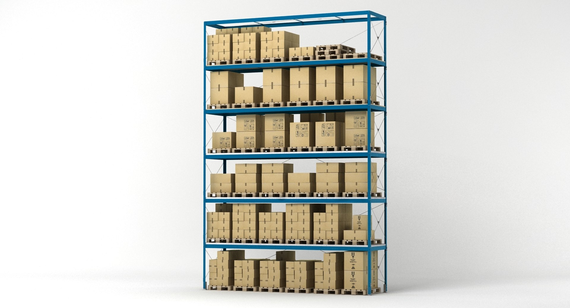 3d Model Warehouse Storage Unit