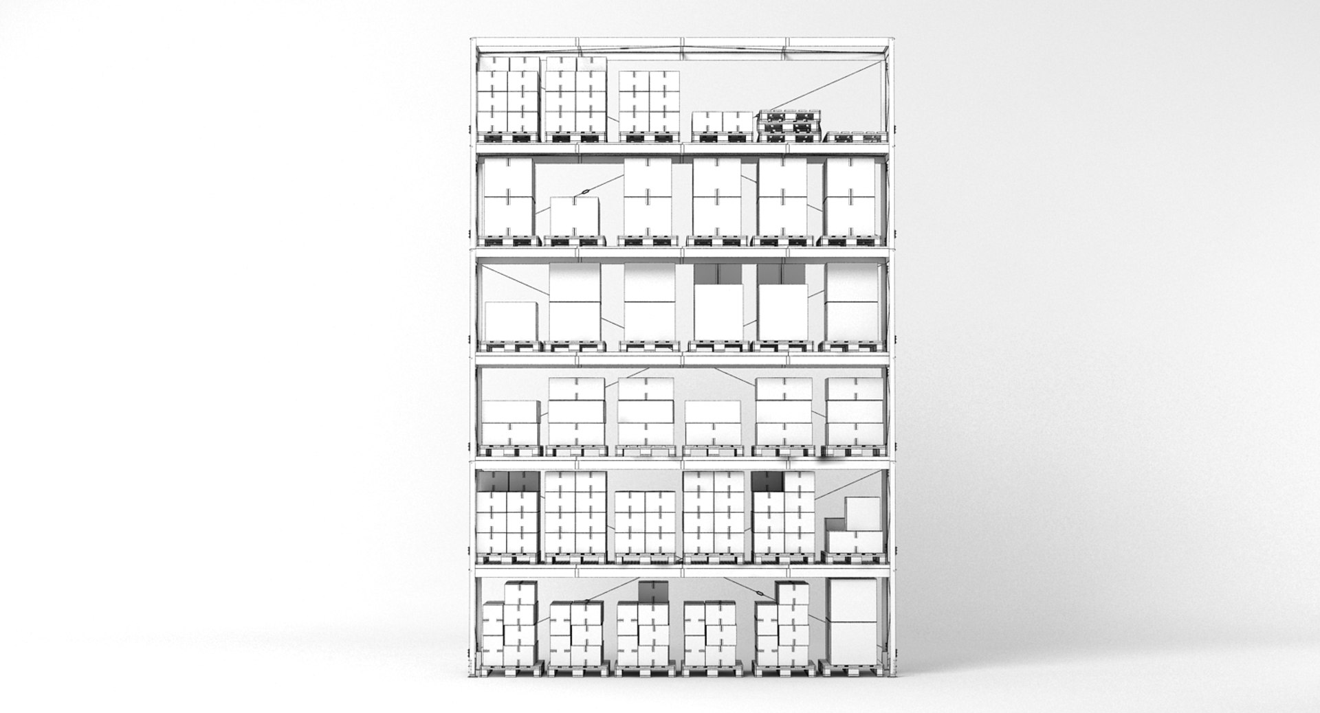 3d Model Warehouse Storage Unit