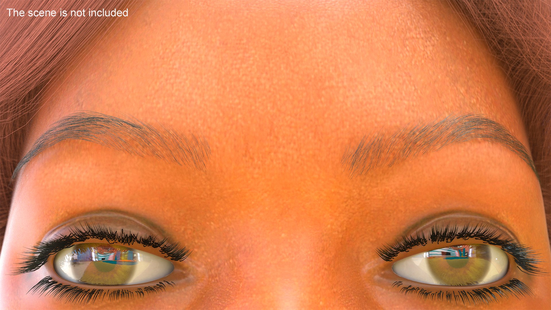 Arched Eyebrows Model - TurboSquid 2213146