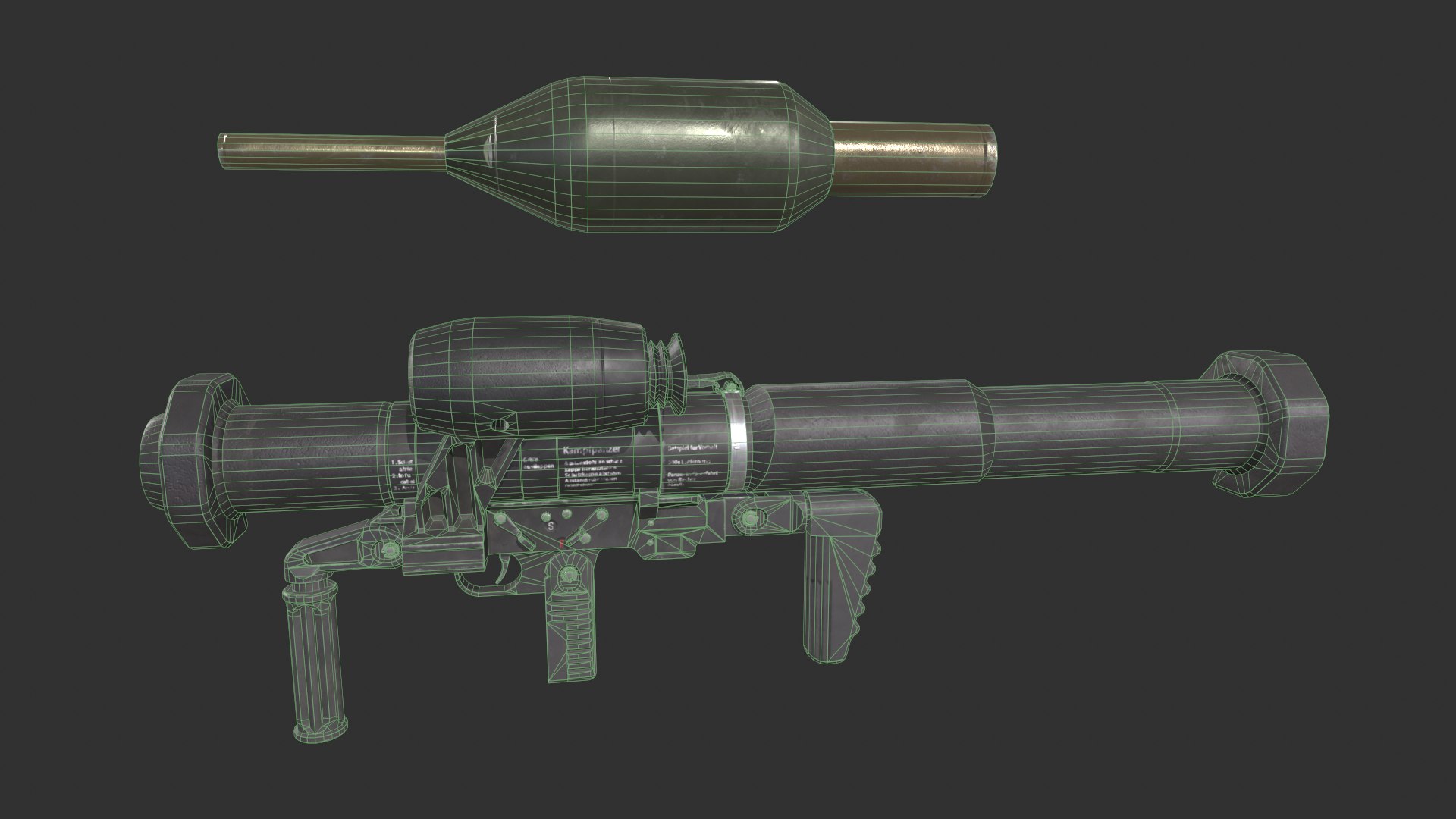 Panzerfaust-3 3D Model - TurboSquid 2115843