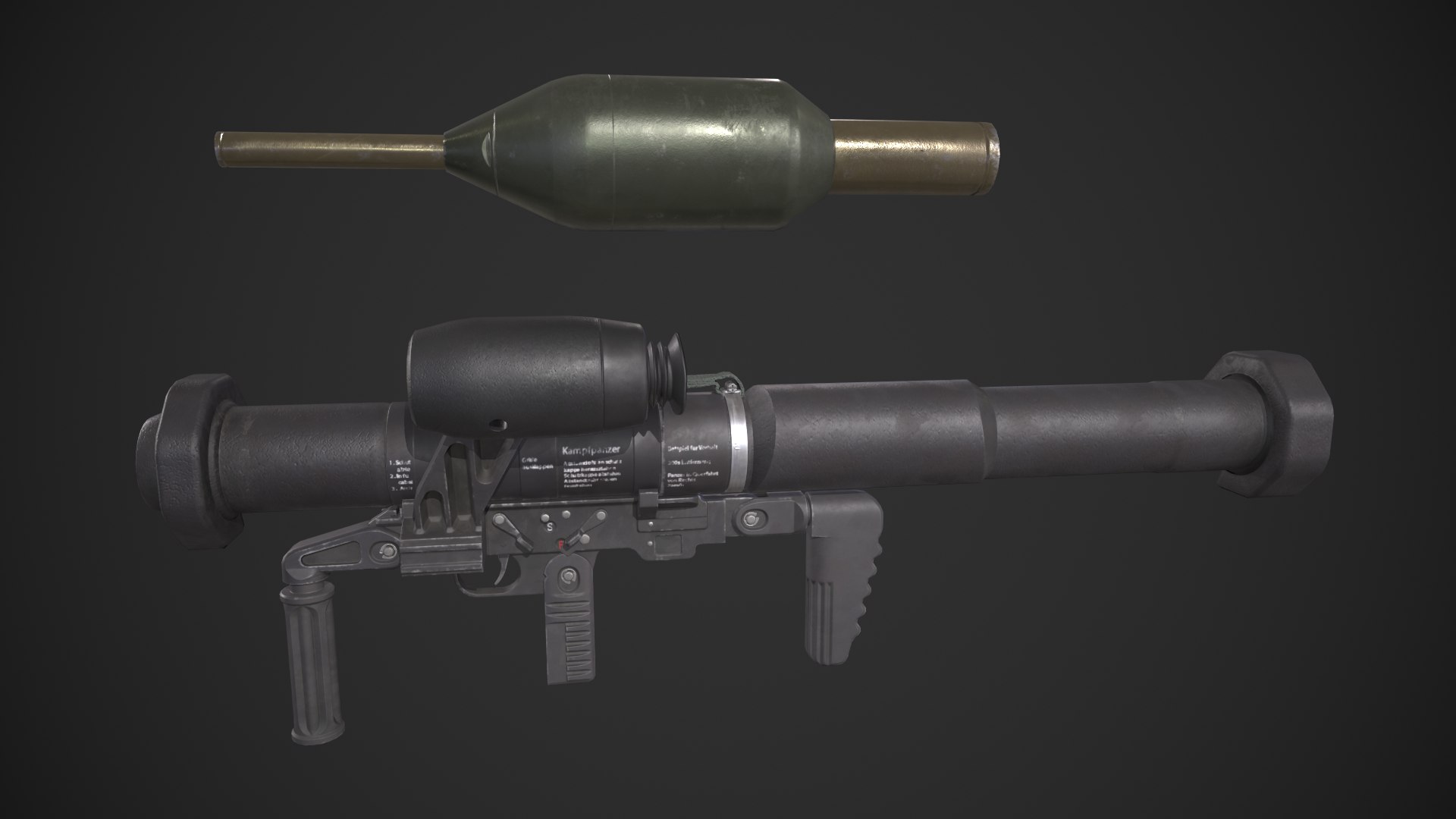Panzerfaust-3 3D Model - TurboSquid 2115843