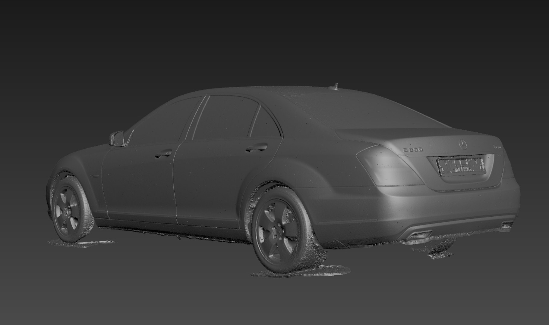 Scan Mercedes S-class W221 Model - TurboSquid 1344338