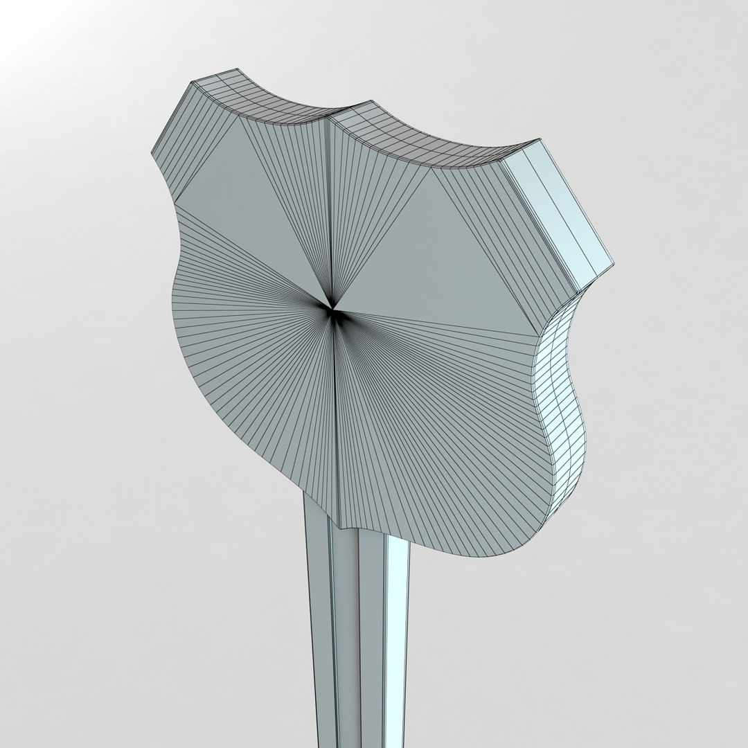 3d Route 66 Sign Model