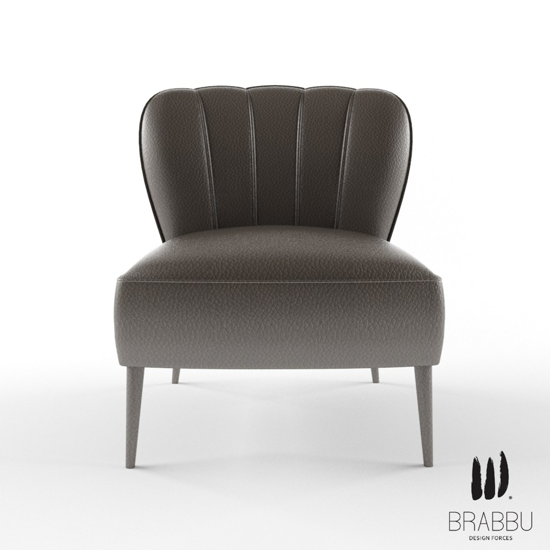 3d model brabbu armchair