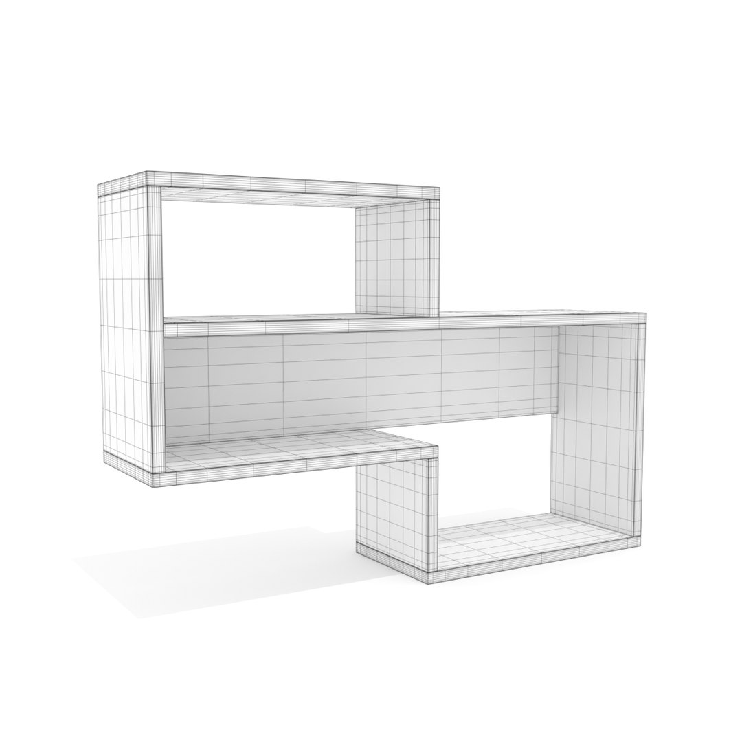 Free 3D Modern Shelf Unit - TurboSquid 1509788
