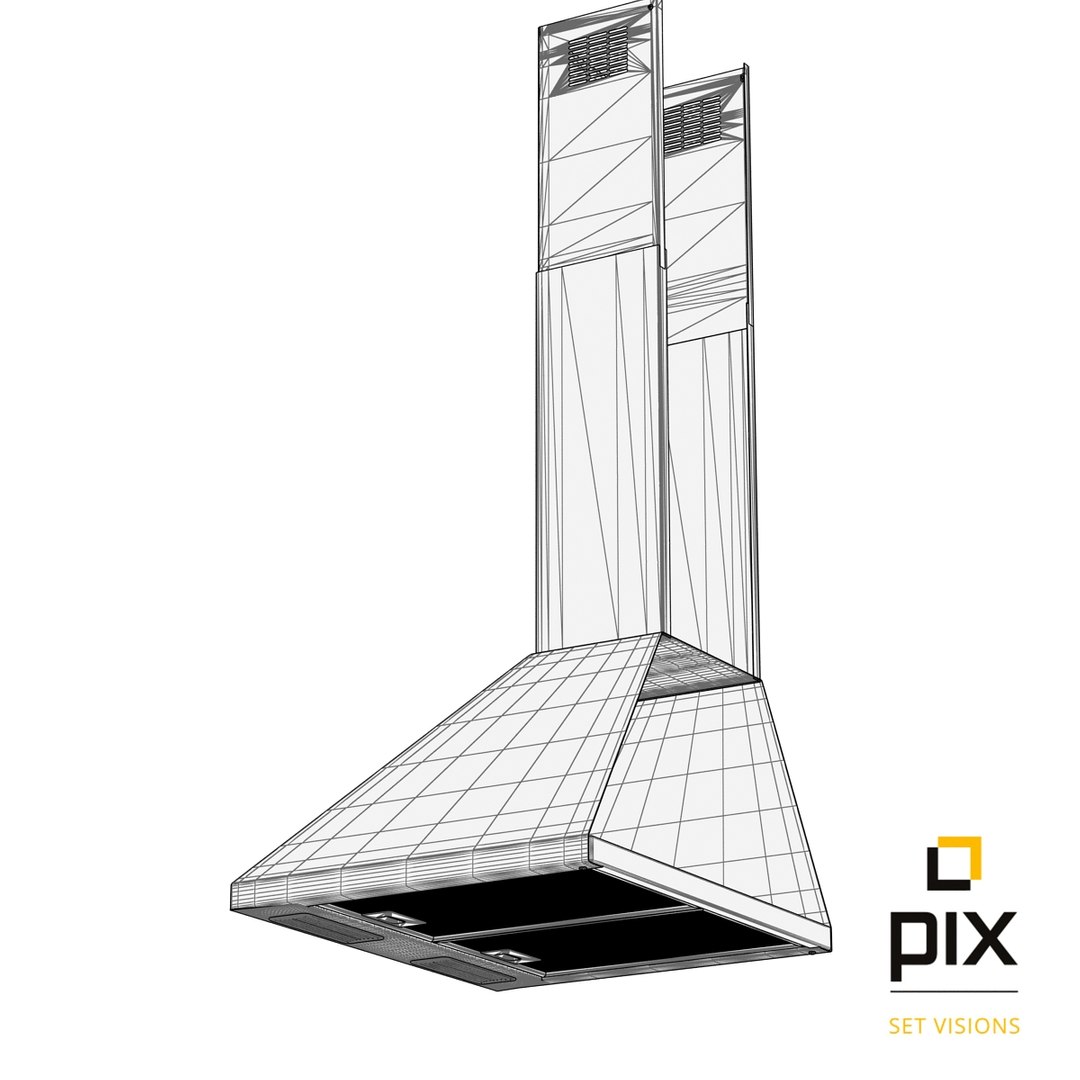 Photorealistic Neff Cooker Extractor 3d Model