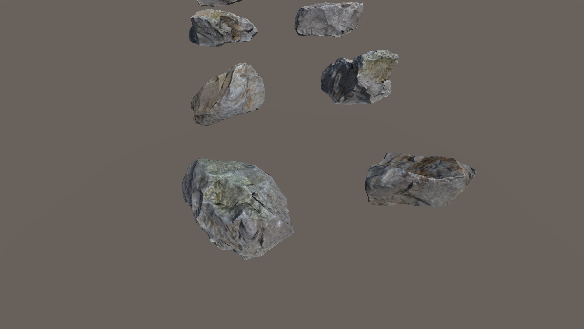 Scanned Rocks Collection 01 - Lowpoly 3D model - TurboSquid 1963571