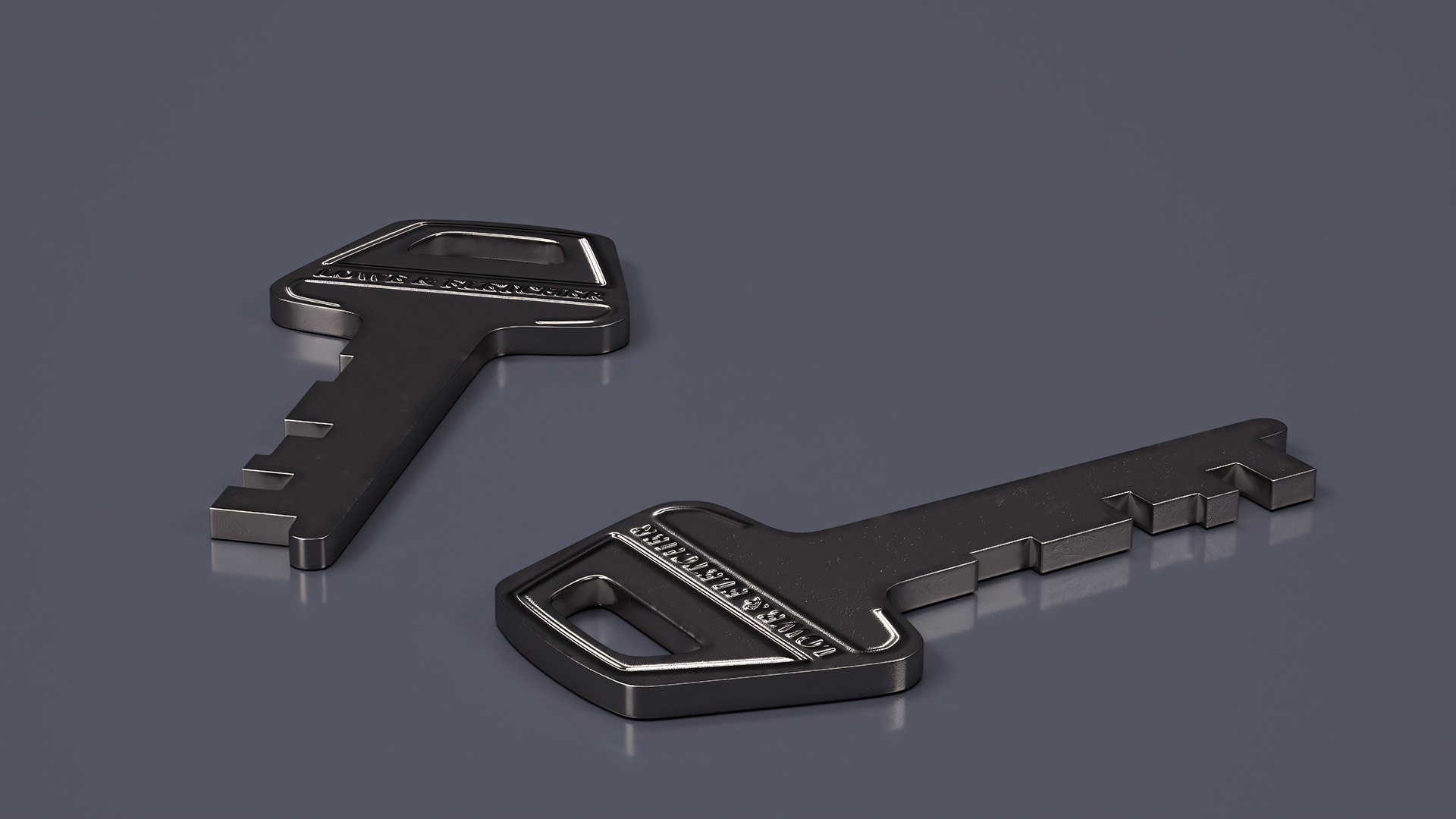 Metal Key Model - TurboSquid 2222193