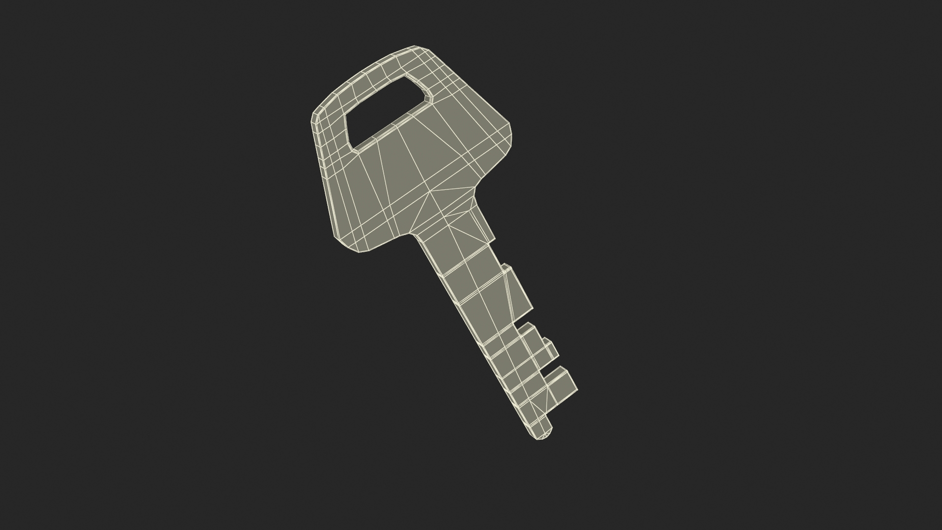 Metal Key Model - TurboSquid 2222193