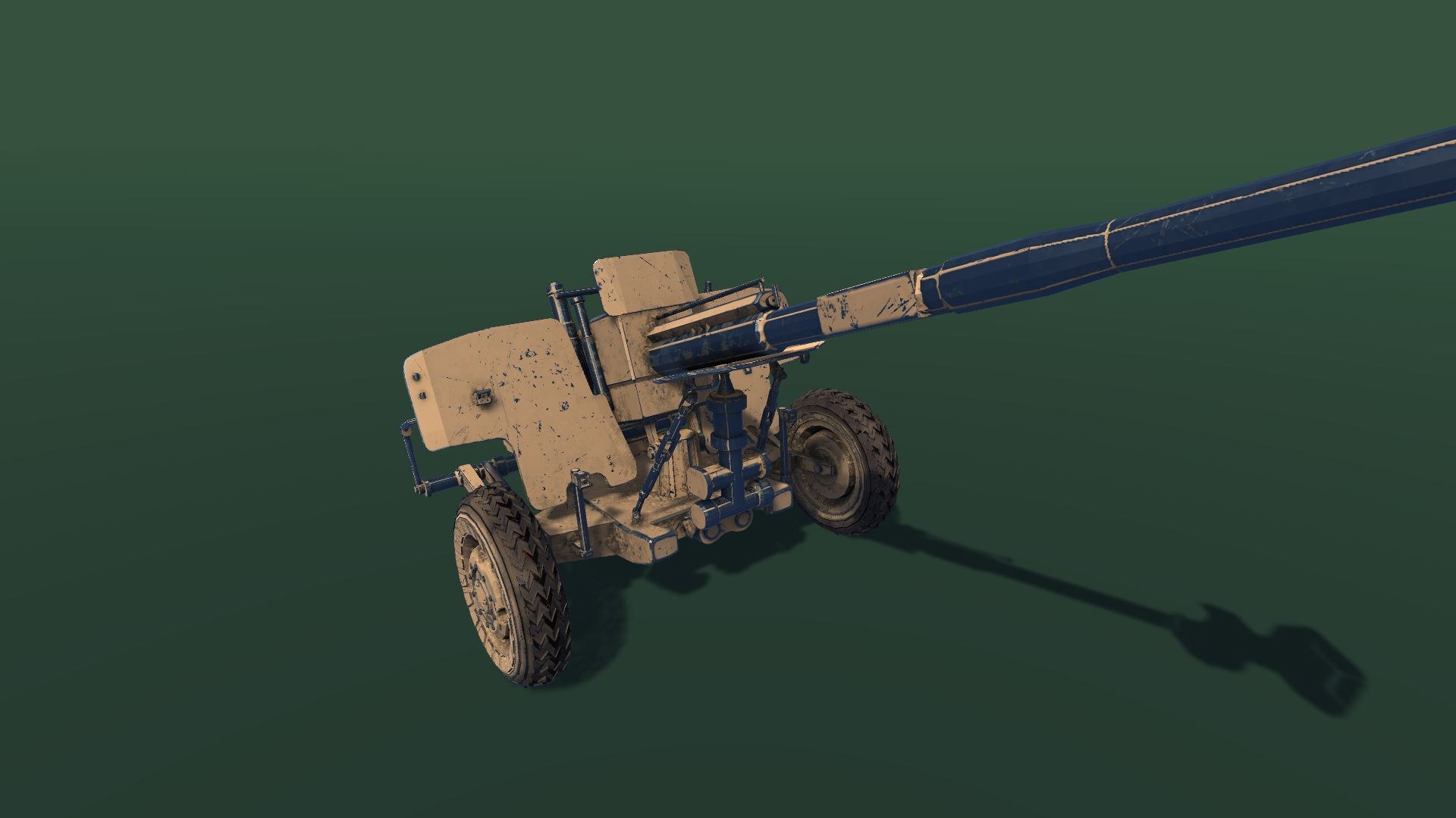 Tank Howitzer 3D Model - TurboSquid 1534402