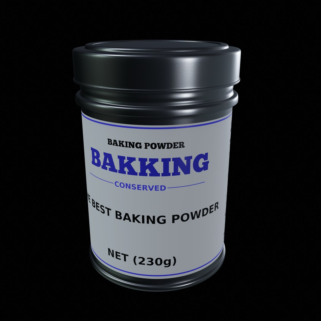 3D Baking Decorations-Baking Powder-GAME READY PBR - TurboSquid 2331019