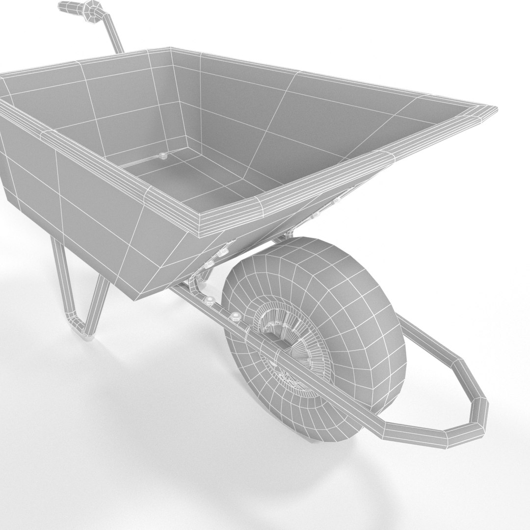 3d Wheelbarrow Model