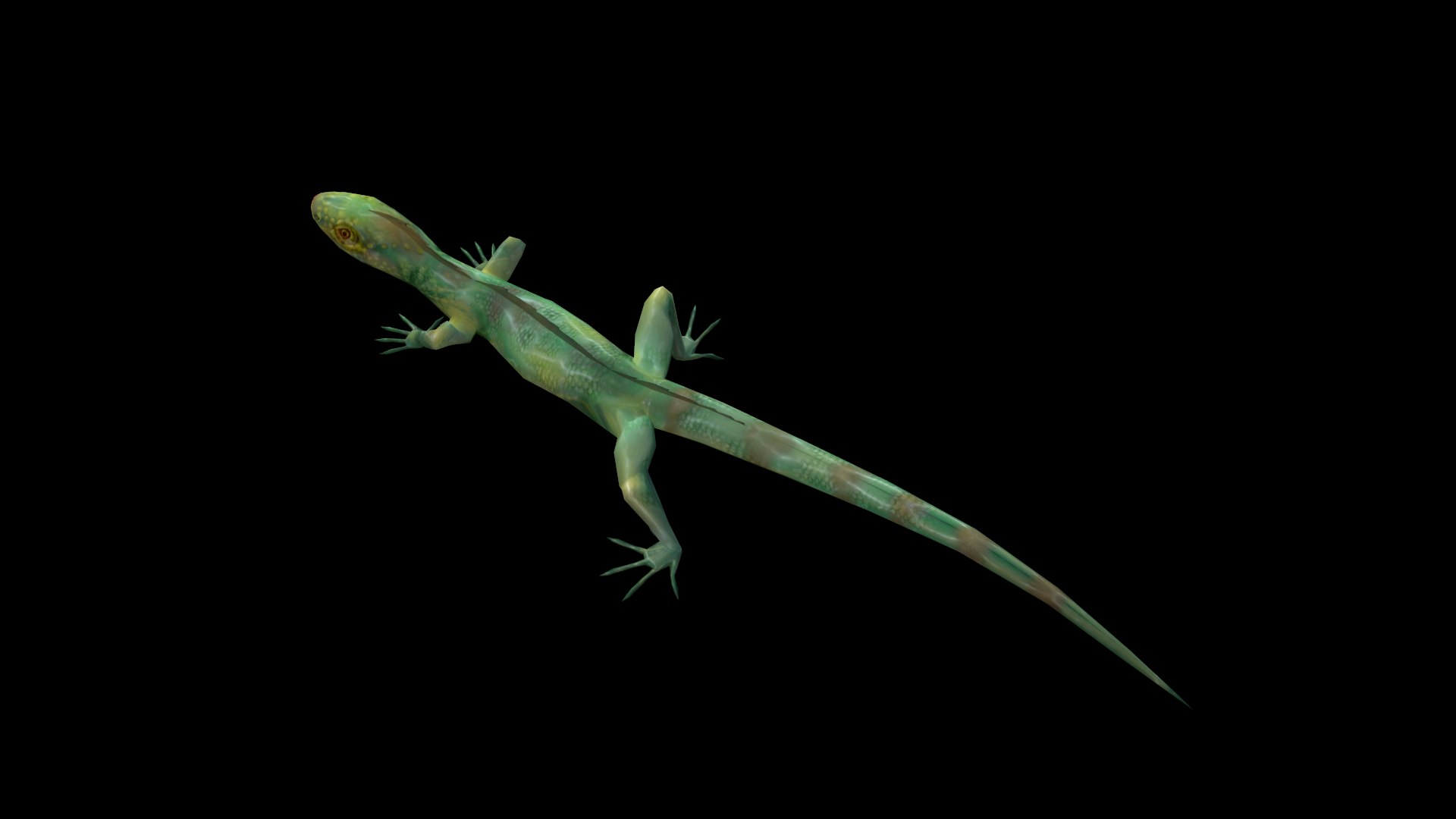 Animated Lizard 3D Model - TurboSquid 2155562
