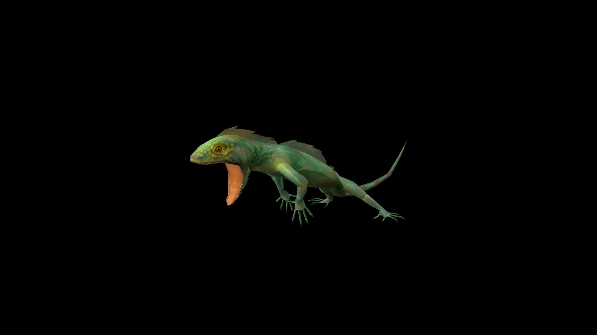 Animated lizard 3D model - TurboSquid 2155562