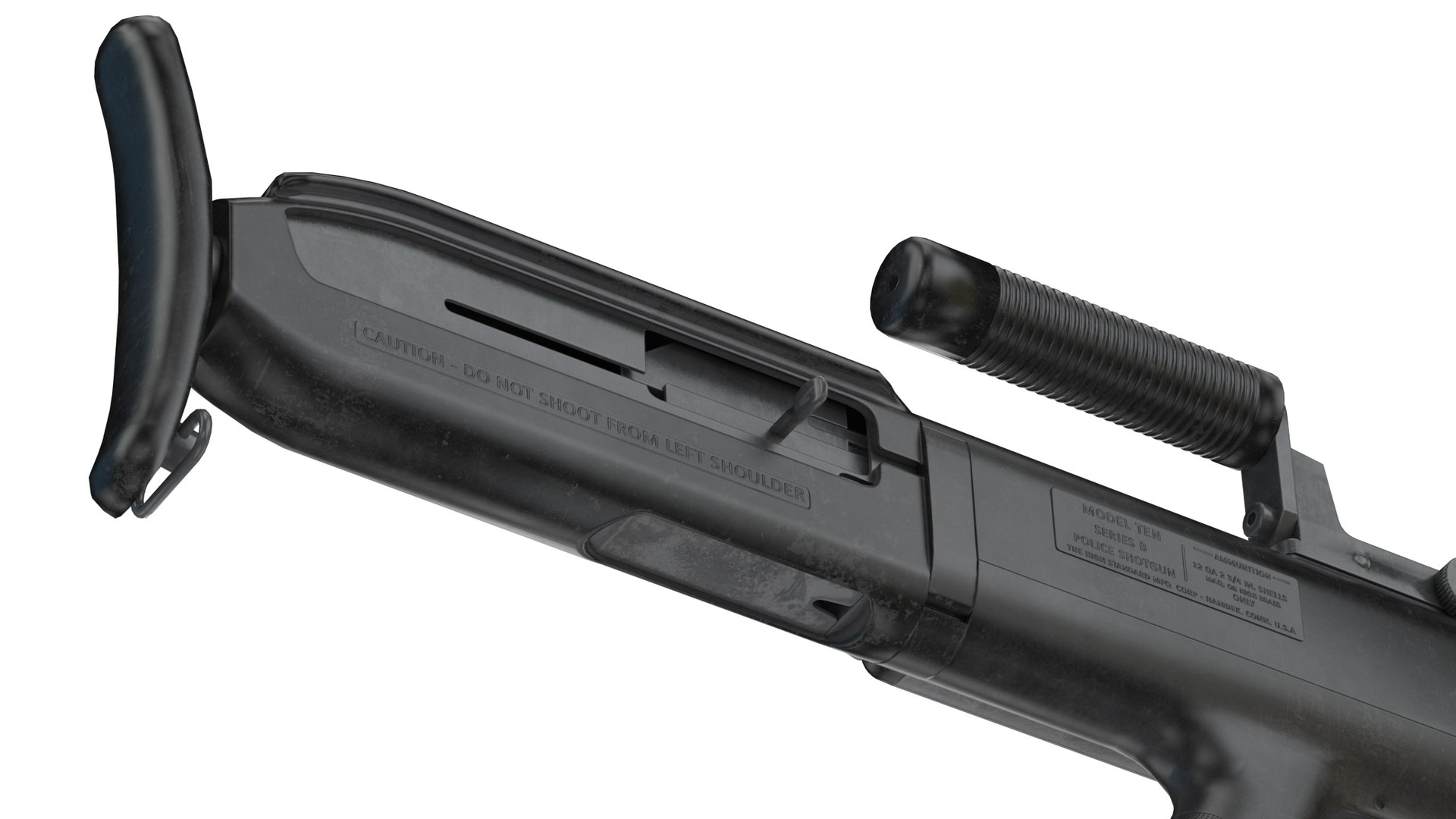 3D High Standard Model 10 Low Poly PBR Realistic - TurboSquid 1992324