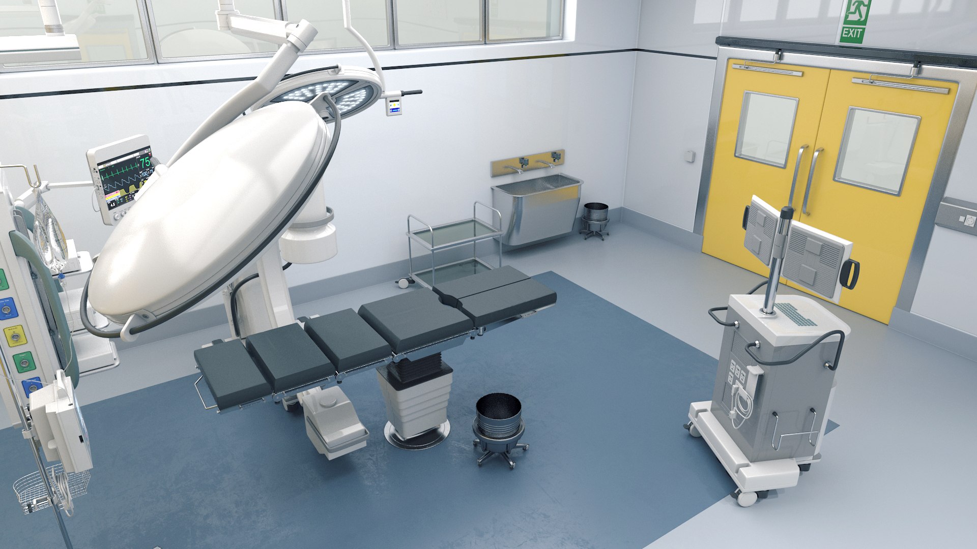 3D Surgery Room model - TurboSquid 2077611