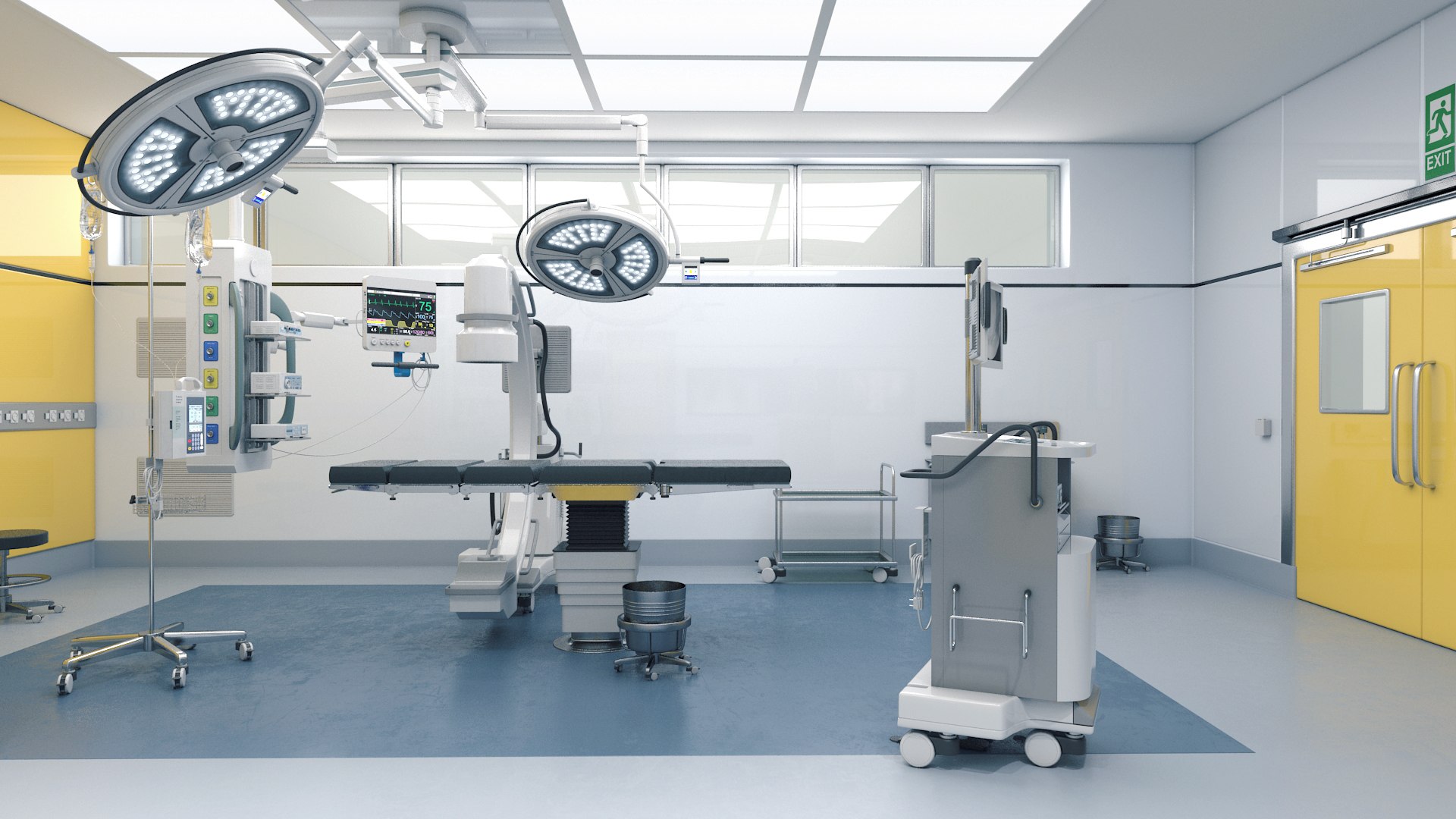 3D Surgery Room Model - TurboSquid 2077611