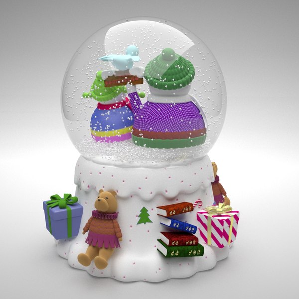 3d snow globe