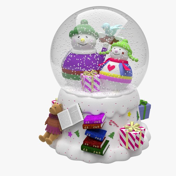 3d snow globe