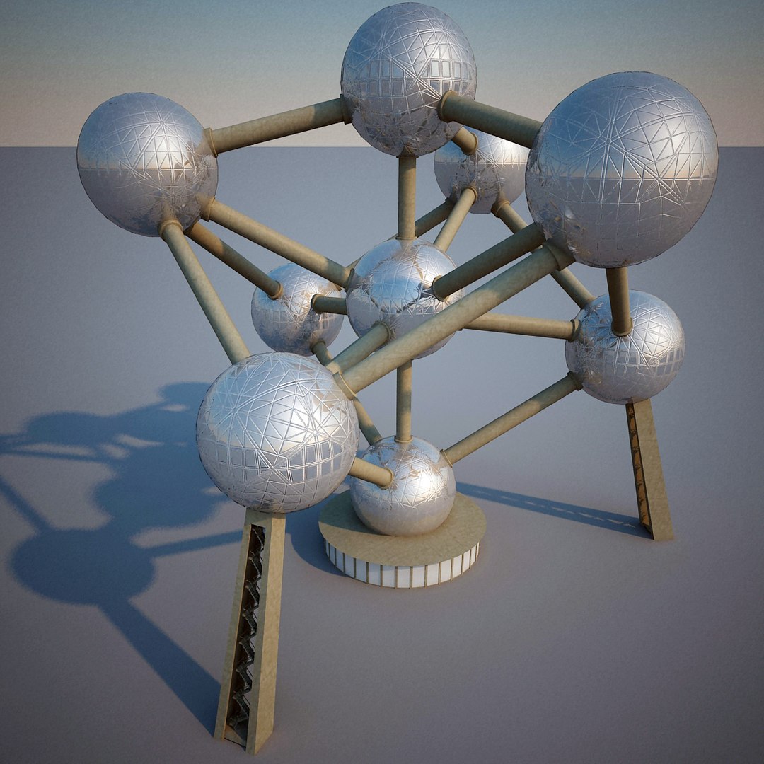 3ds Atomium Modelled