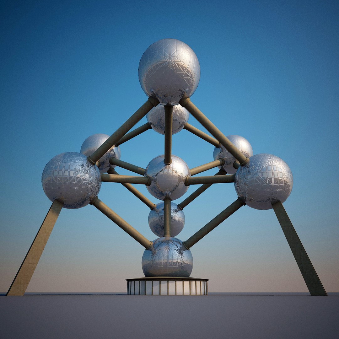 3ds Atomium Modelled