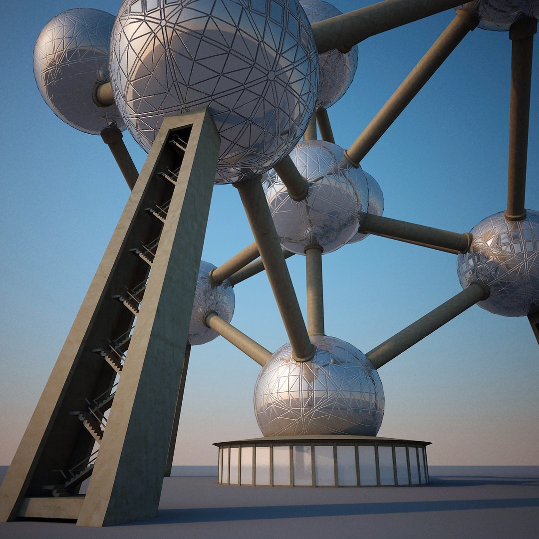 3ds Atomium Modelled