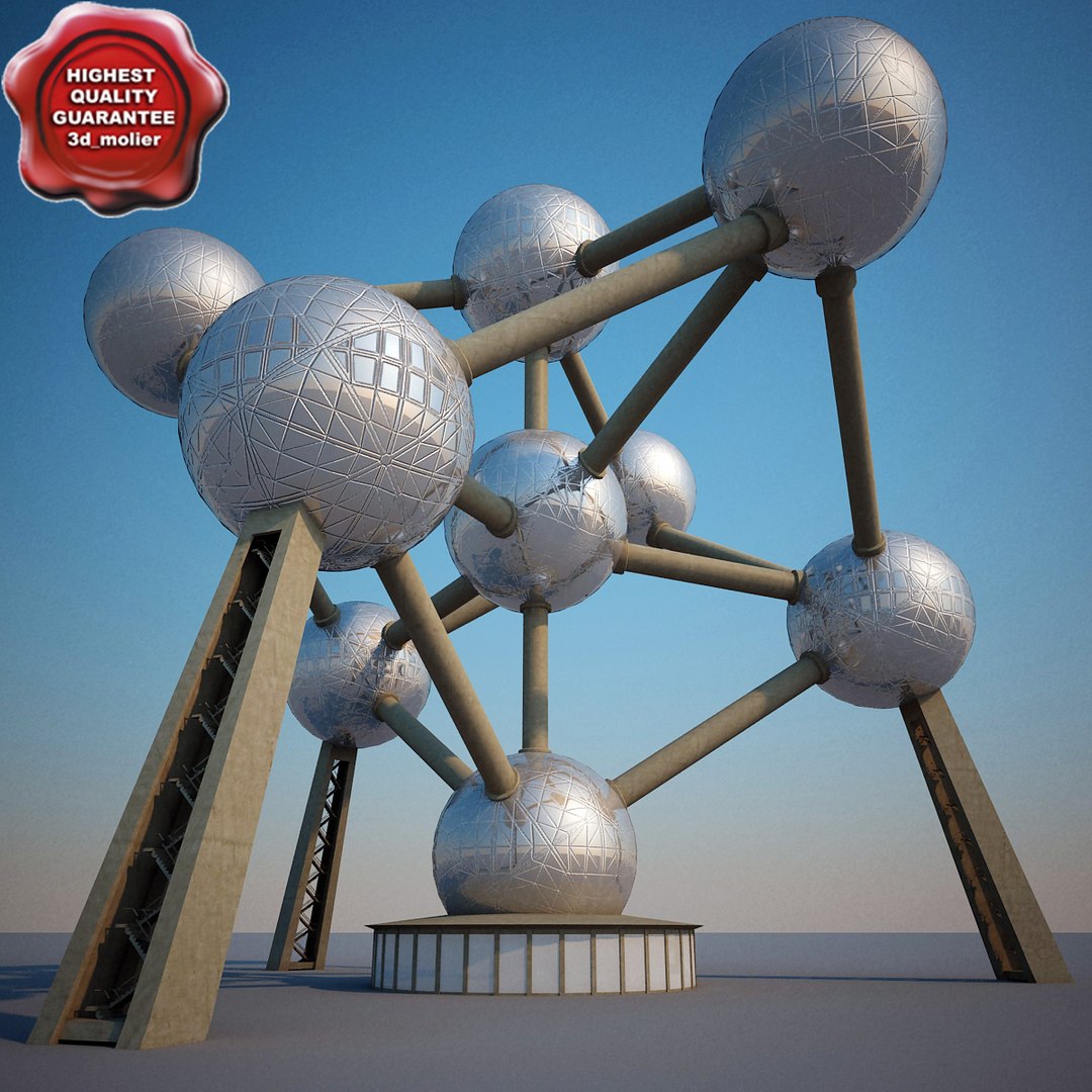 3ds atomium modelled