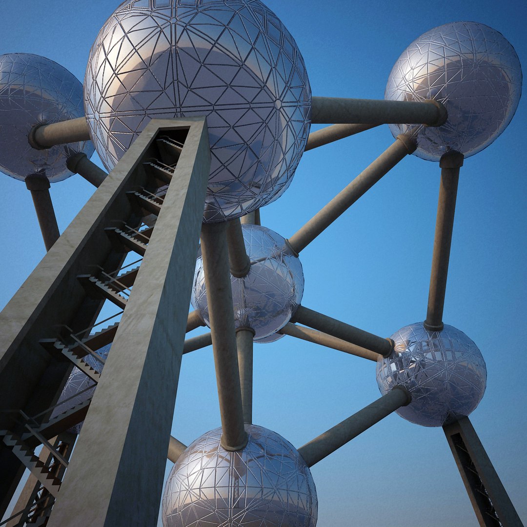 3ds Atomium Modelled