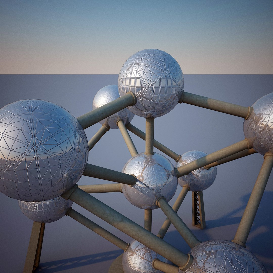 3ds Atomium Modelled