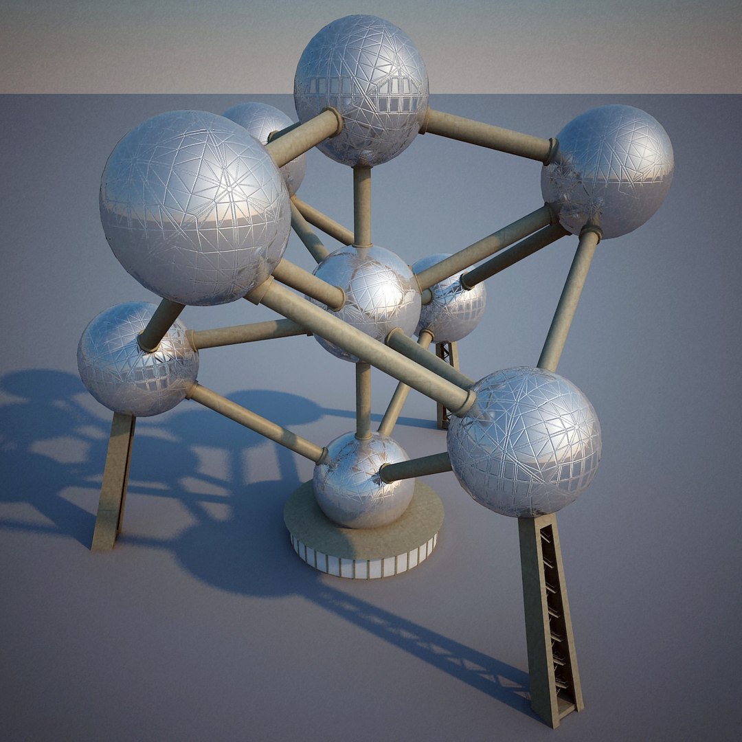 3ds Atomium Modelled