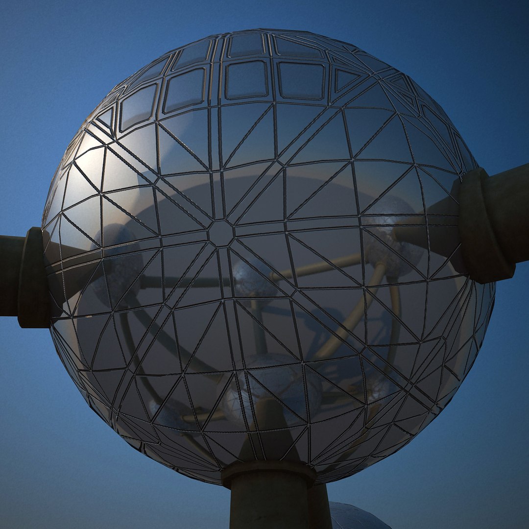 3ds Atomium Modelled