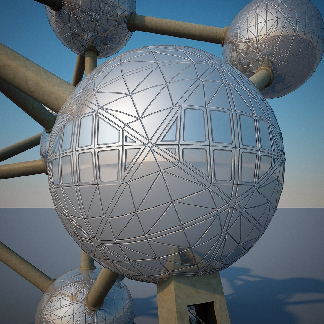 3ds Atomium Modelled