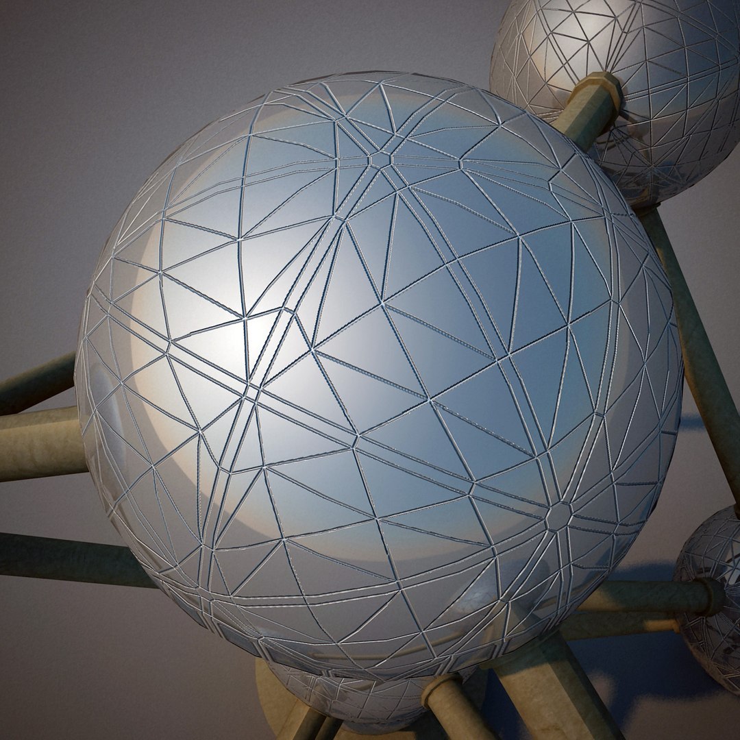 3ds Atomium Modelled