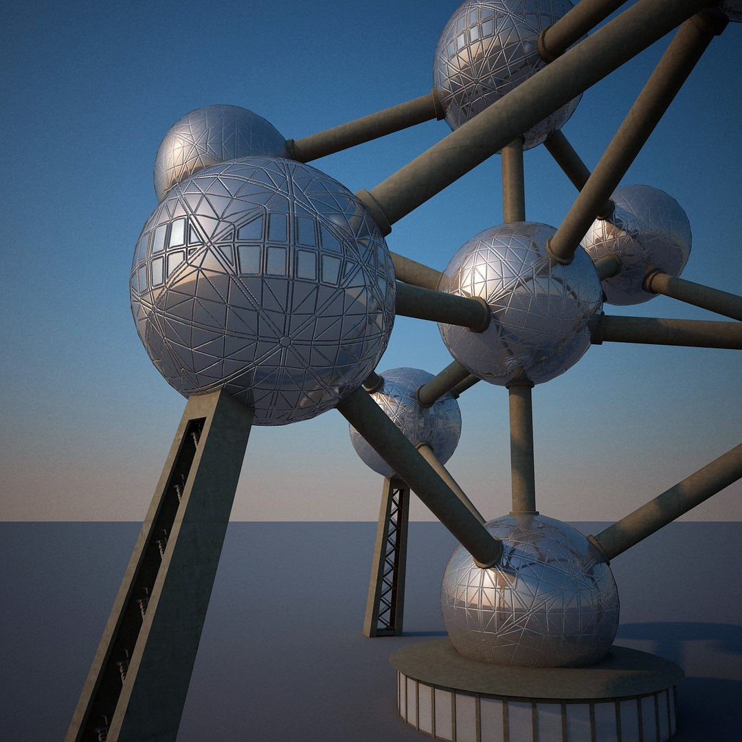 3ds Atomium Modelled
