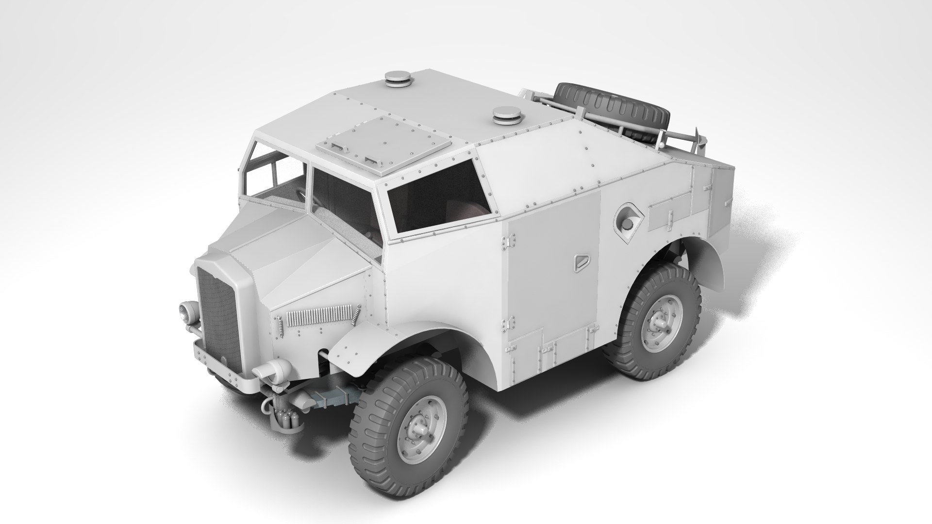 Morris Quad C8 Mark II 3D Model - TurboSquid 1890768