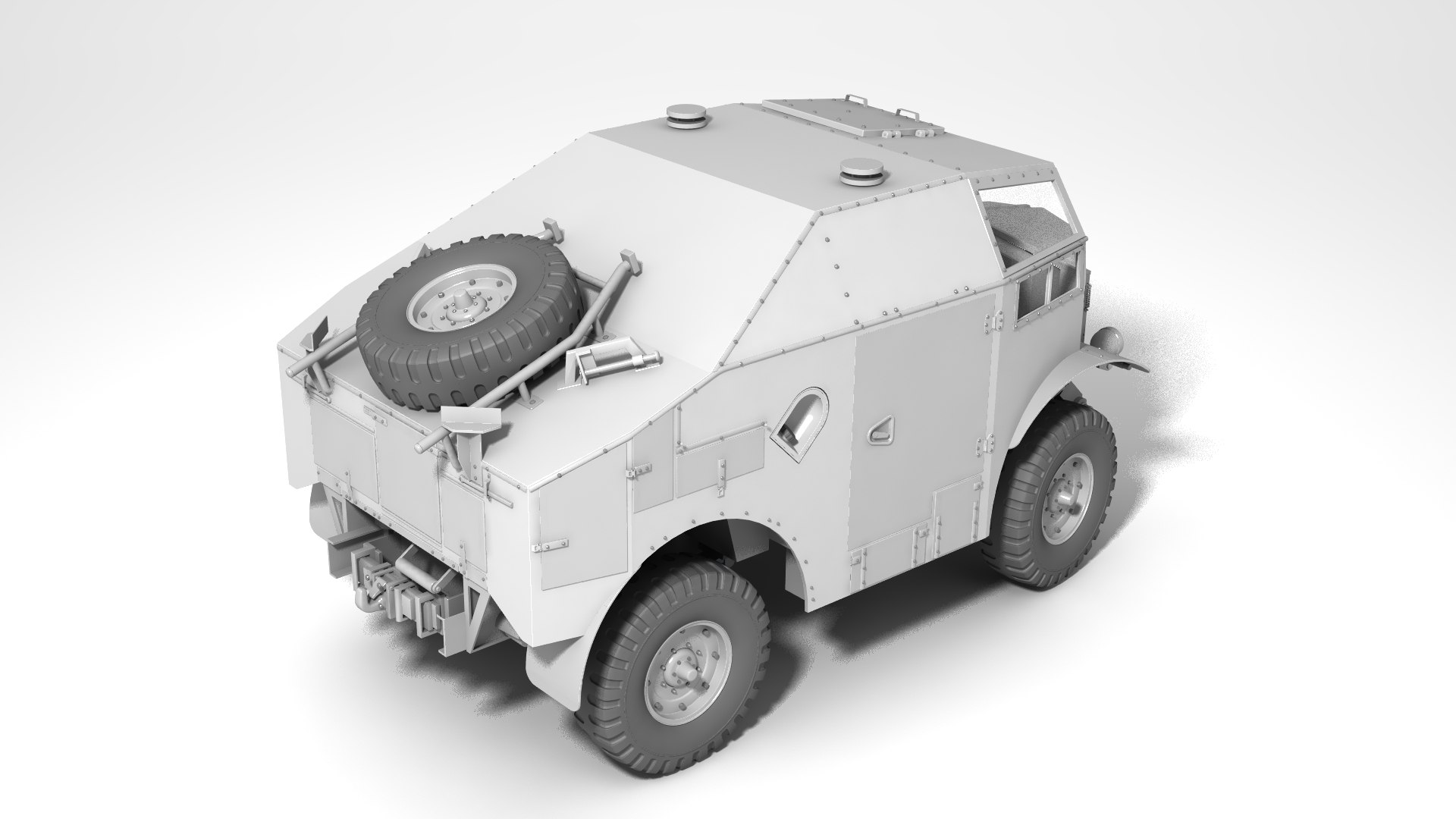 Morris Quad C8 Mark II 3D Model - TurboSquid 1890768