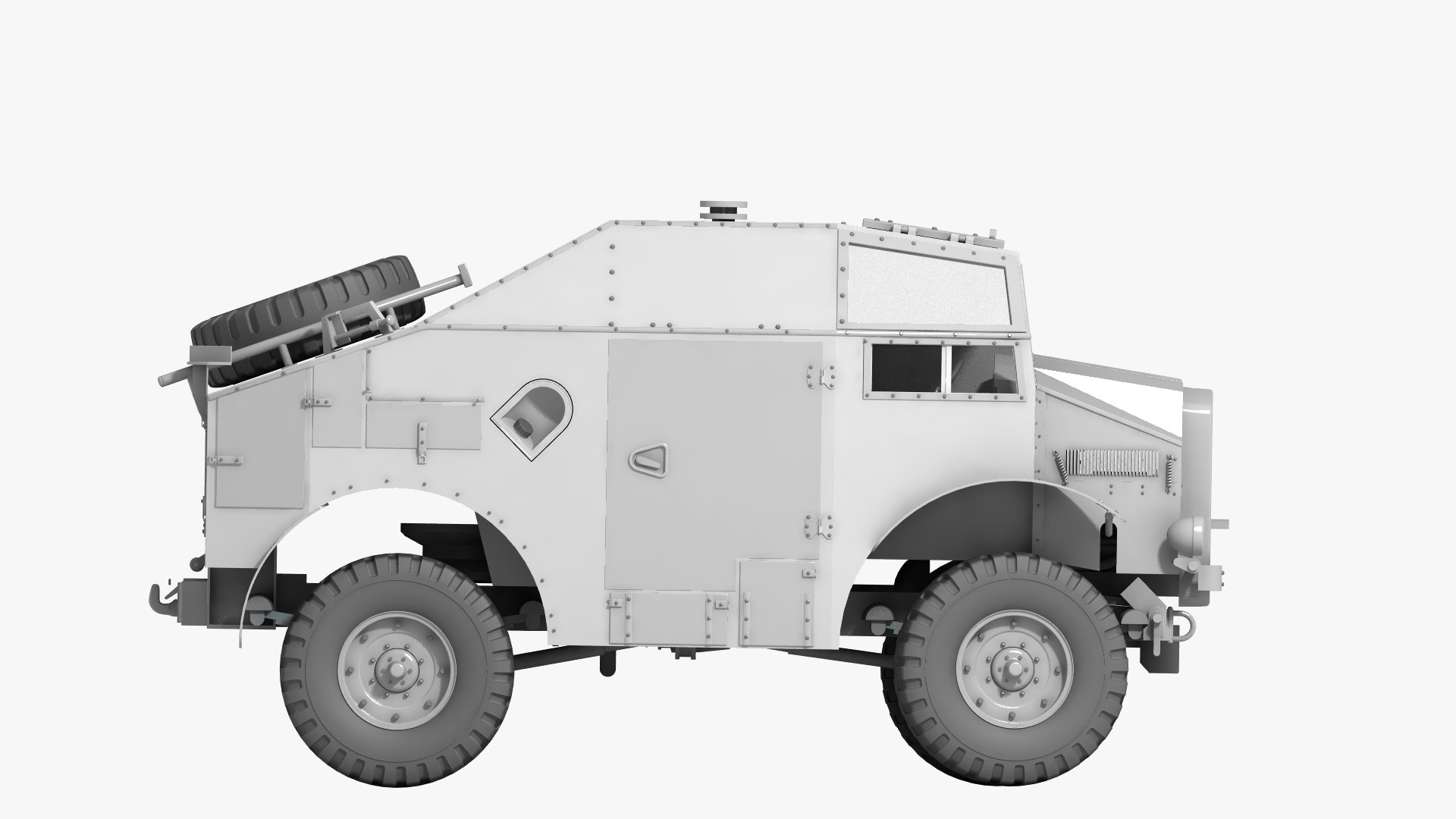 Morris Quad C8 Mark II 3D Model - TurboSquid 1890768