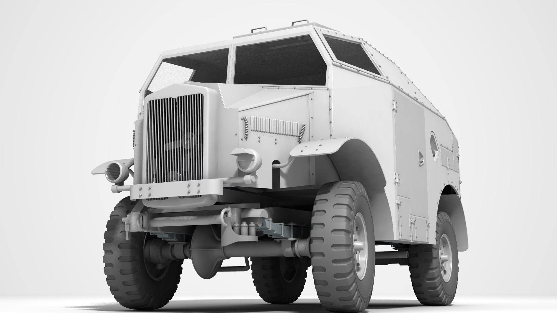 Morris Quad C8 Mark II 3D Model - TurboSquid 1890768