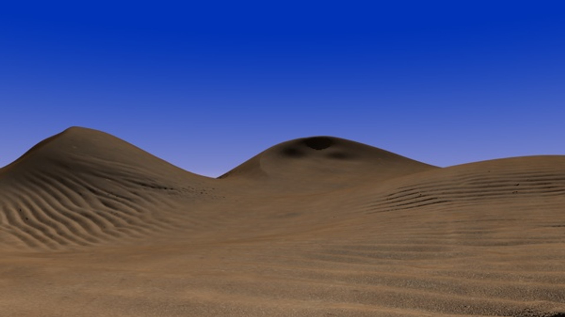 Dune Scene Desert Sand 3d Model