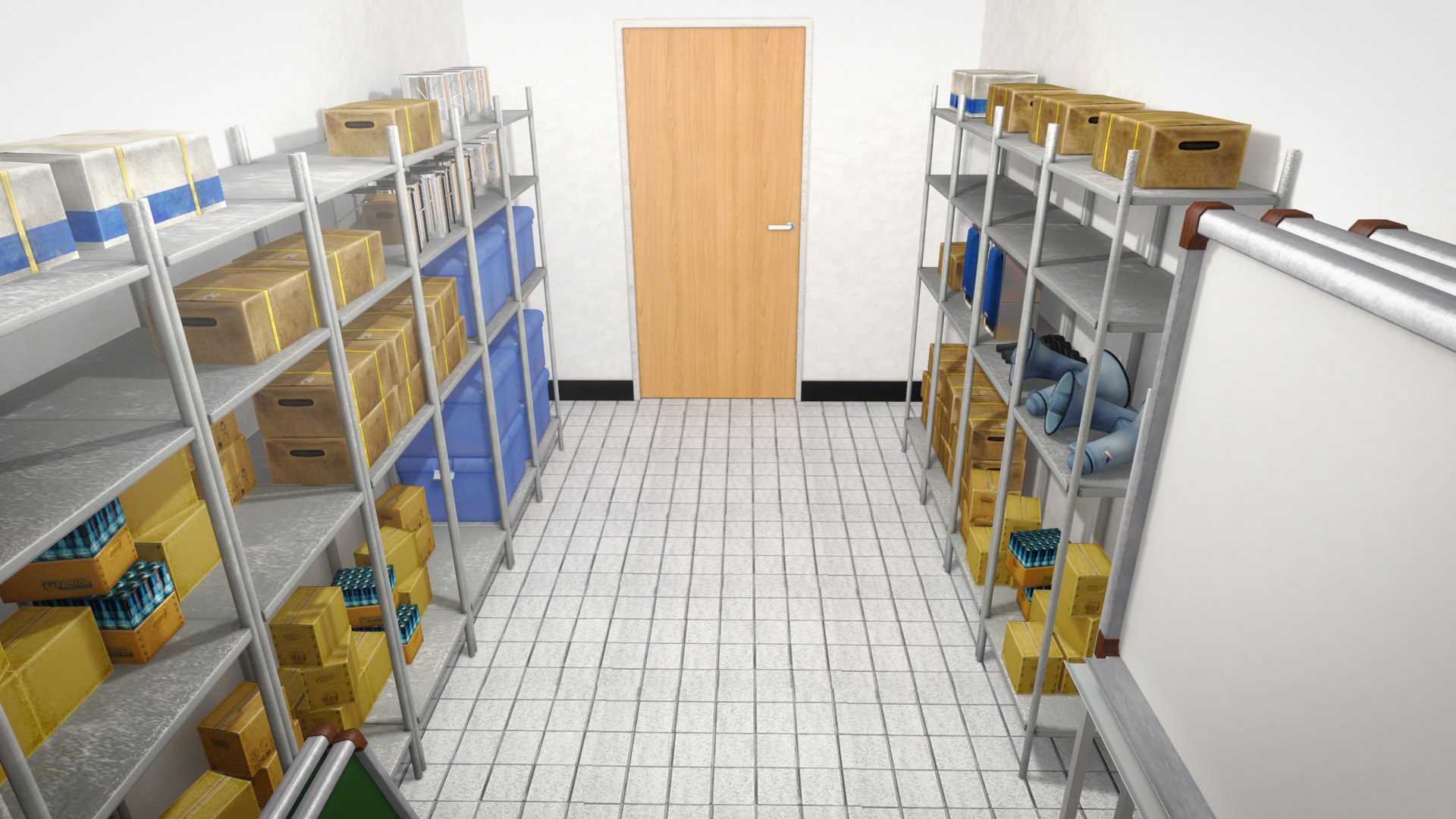 School Storage Room 3D Model - TurboSquid 2314996
