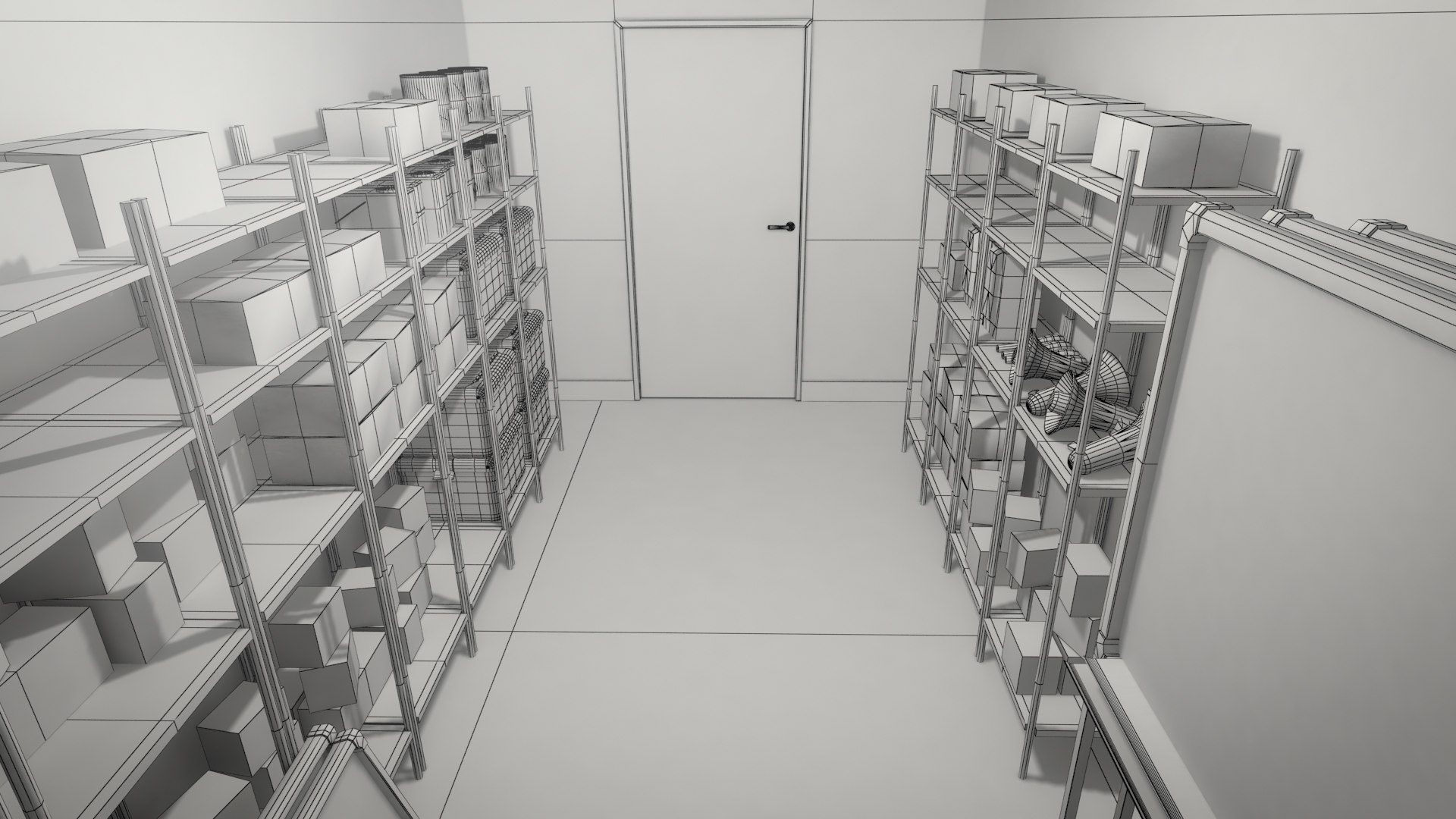 School Storage Room 3D Model - TurboSquid 2314996