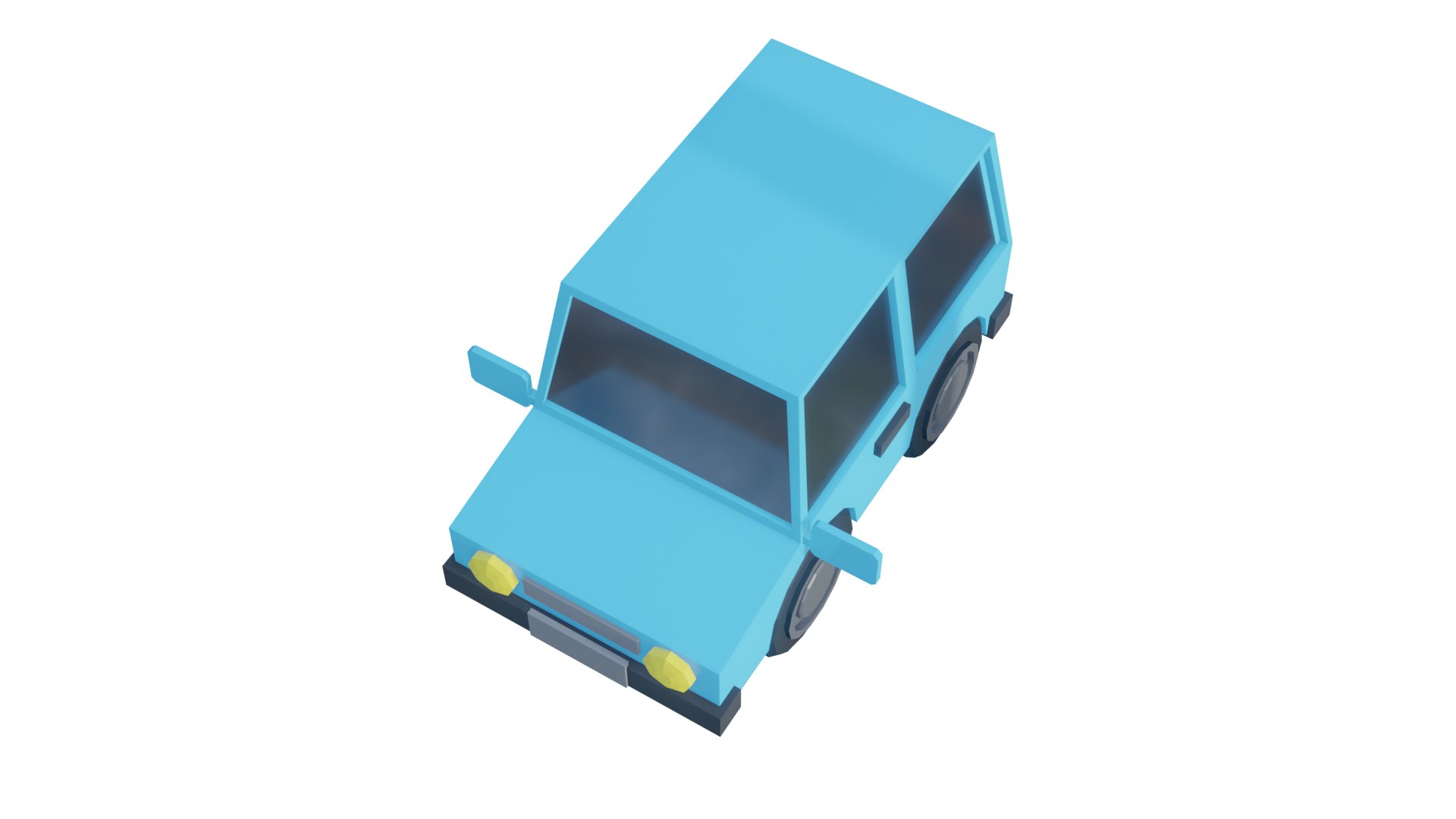 Low Poly Car 3D Model - TurboSquid 2050870