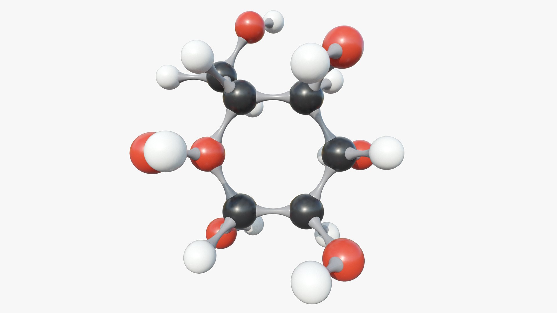 3D Model Glucose Molecule With PBR 4K 8K - TurboSquid 1943827