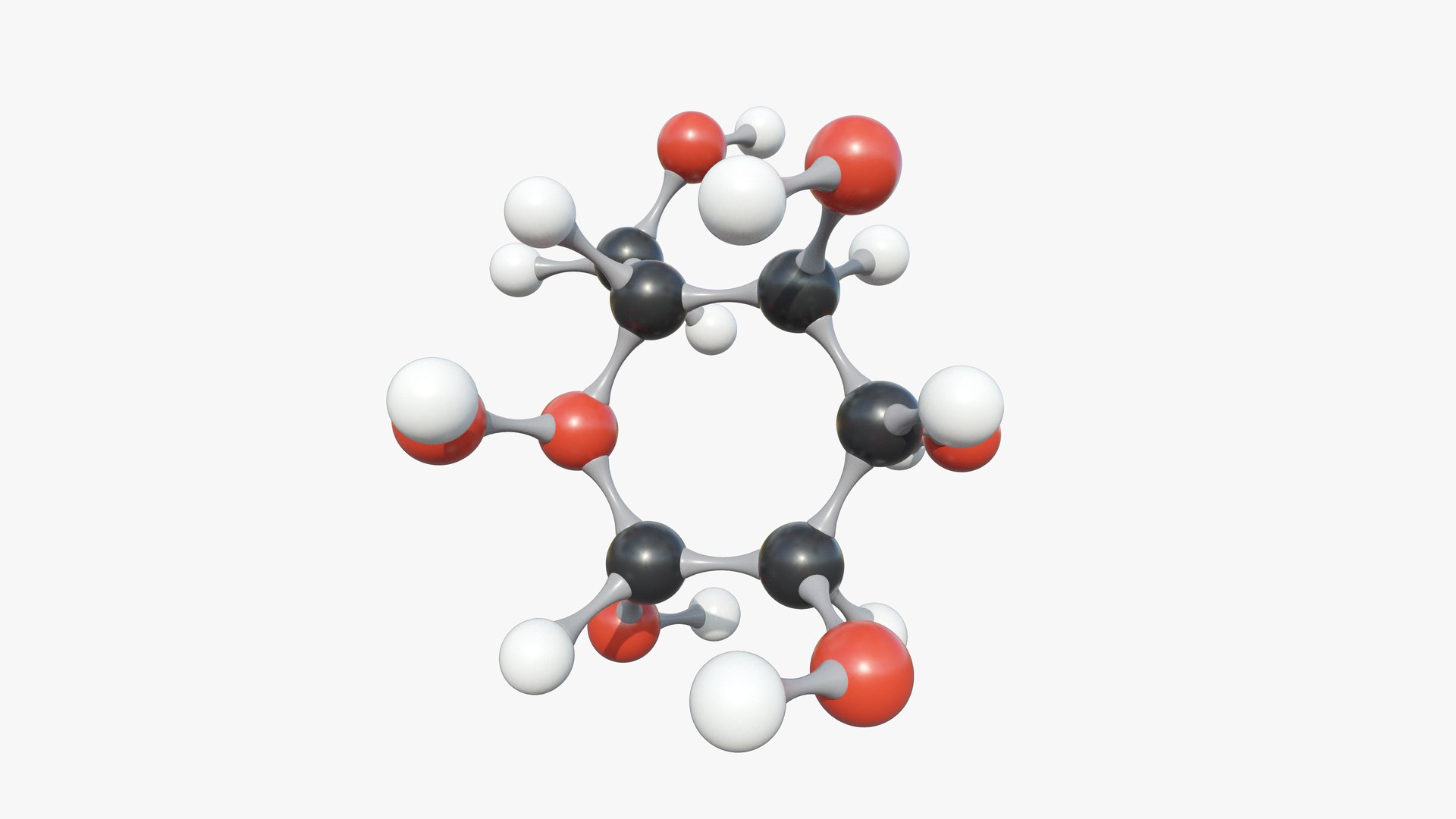 3D Model Glucose Molecule With PBR 4K 8K - TurboSquid 1943827