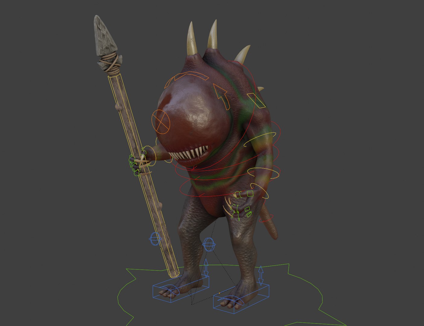 Rigging Animations 3D Model - TurboSquid 1615904