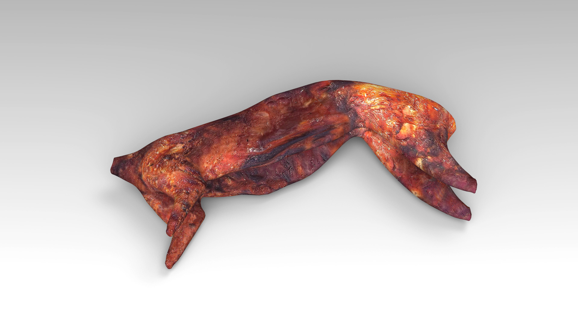 3D fried rabbit - TurboSquid 1287082