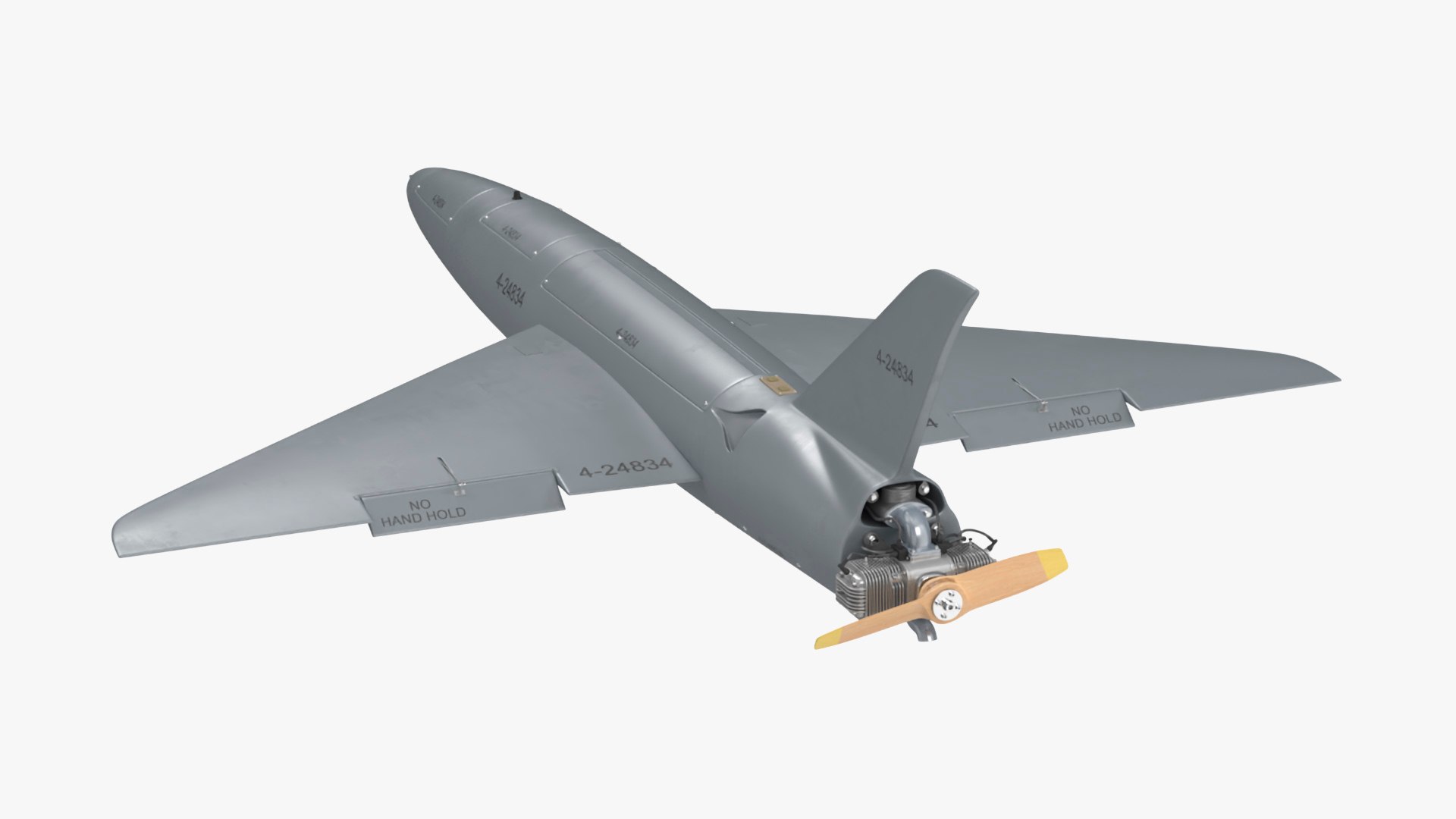 Drone Kamikaze Iranian Arash 2 Rigged Model - TurboSquid 2222408