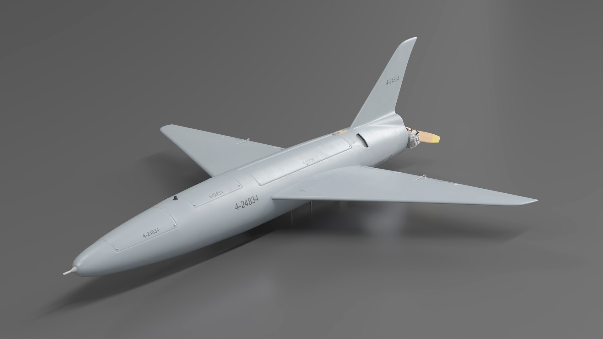 Drone Kamikaze Iranian Arash 2 Rigged Model - TurboSquid 2222408