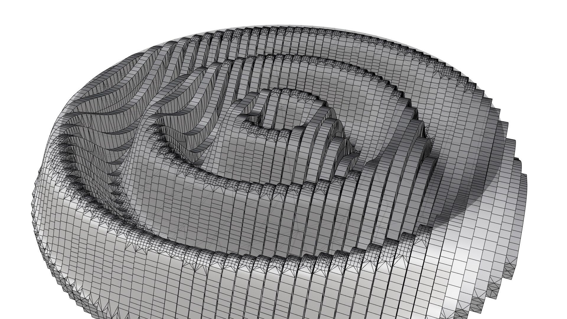 Ripples Wooden Table 3D model - TurboSquid 2176185