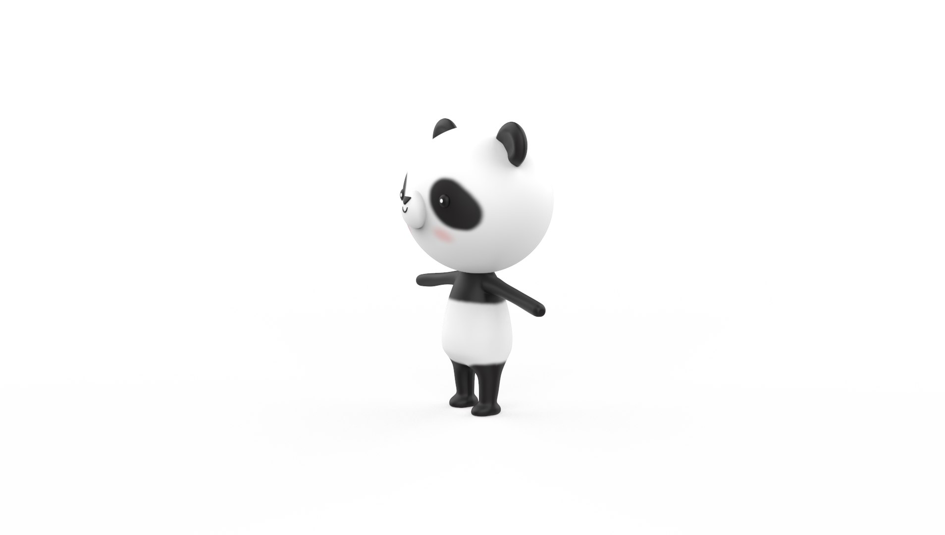 3D Stylized Character 001 Panda model - TurboSquid 2170990